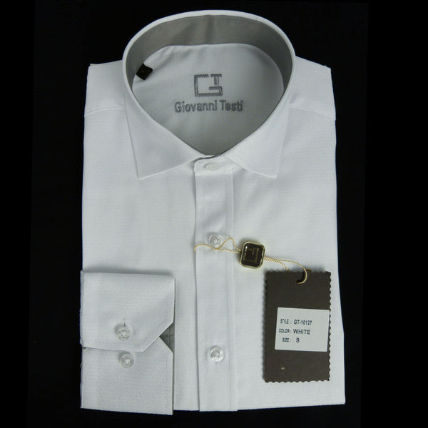 Giovanni Testi MENS SHIRT, Slim Fit – Klotho Inc.